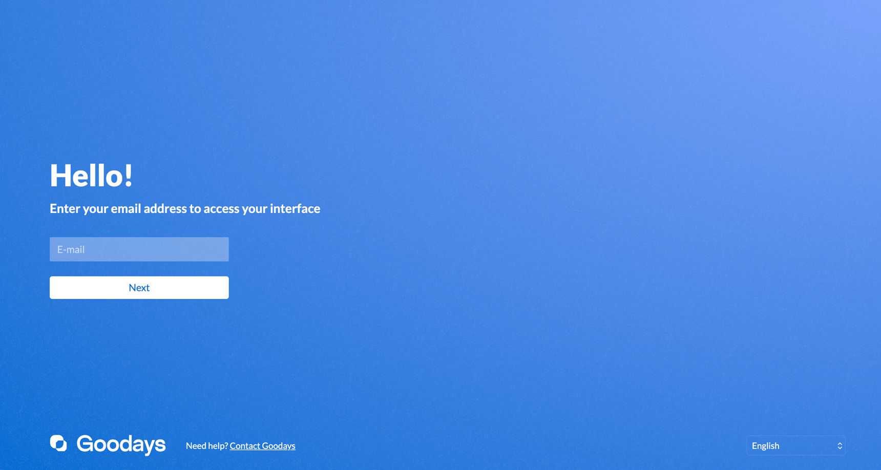 How to log in to Goodays